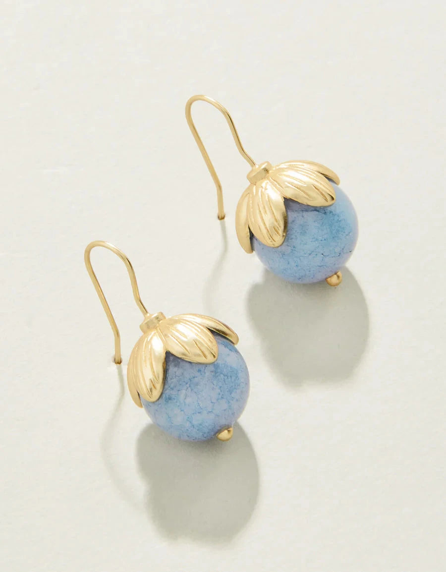 Bauble Drop Earrings - Light Blue – The Horseshoe Crab