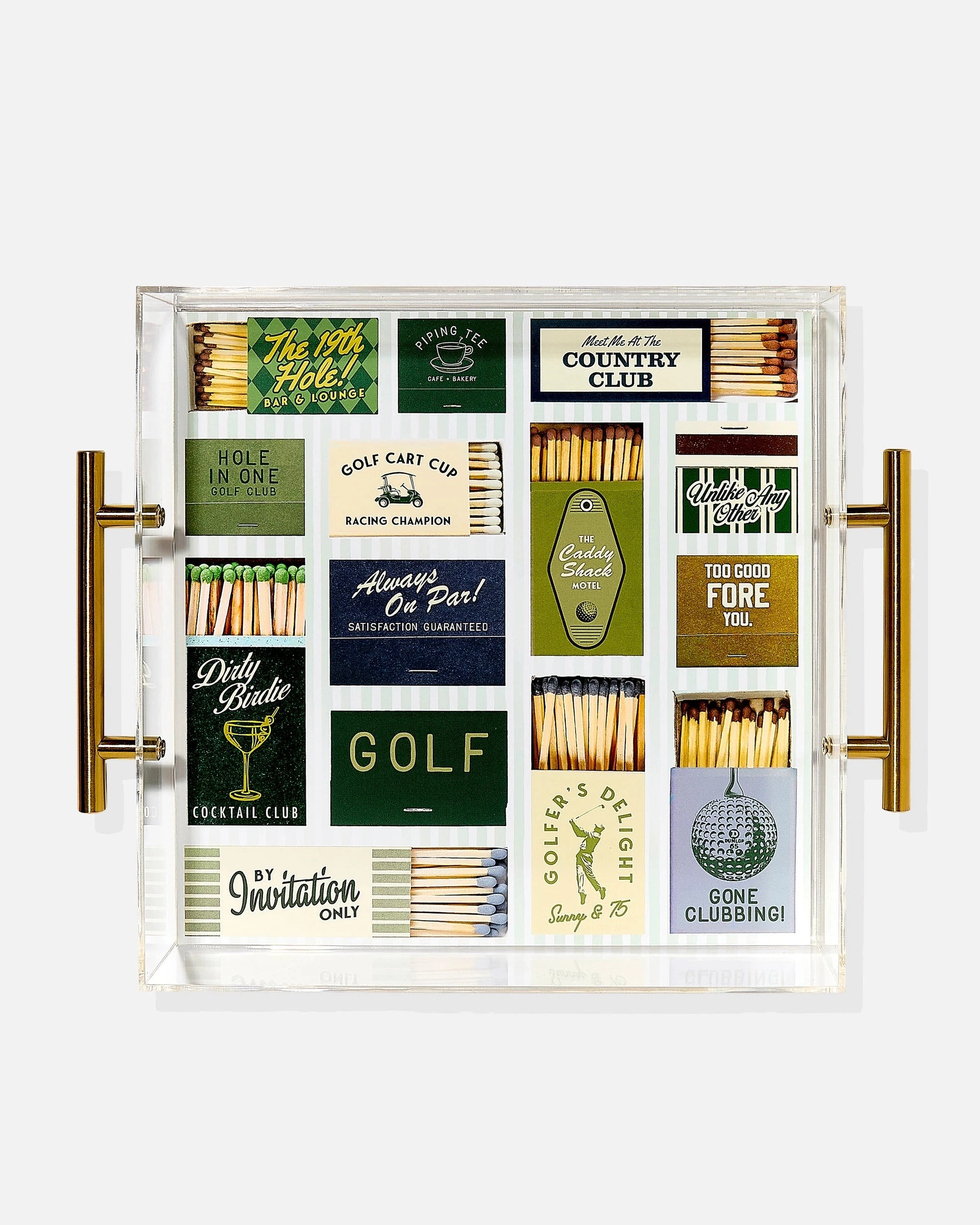 Golf Matchbook Large Tray – The Horseshoe Crab