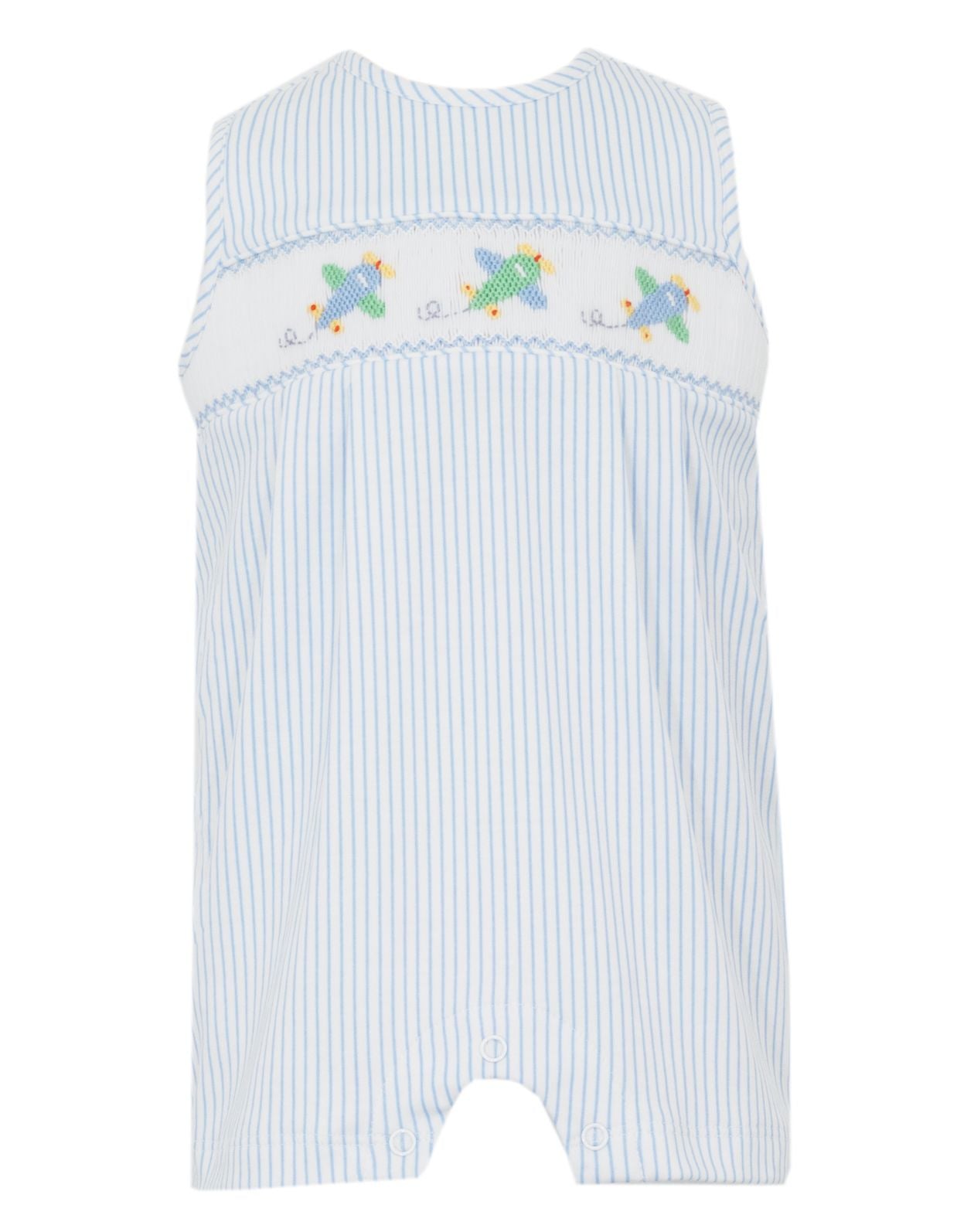 Knit Smocked Airplane Jon Jon – The Horseshoe Crab