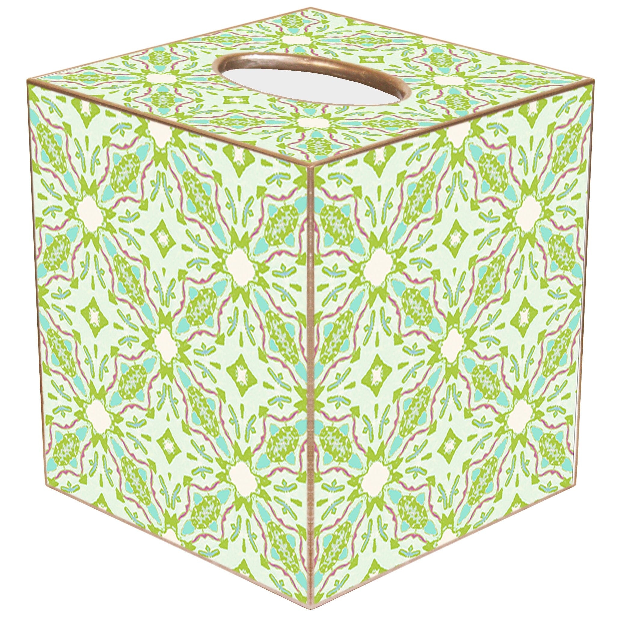 Laura Park Art Tissue Box Cover - Lagos Green – The Horseshoe Crab