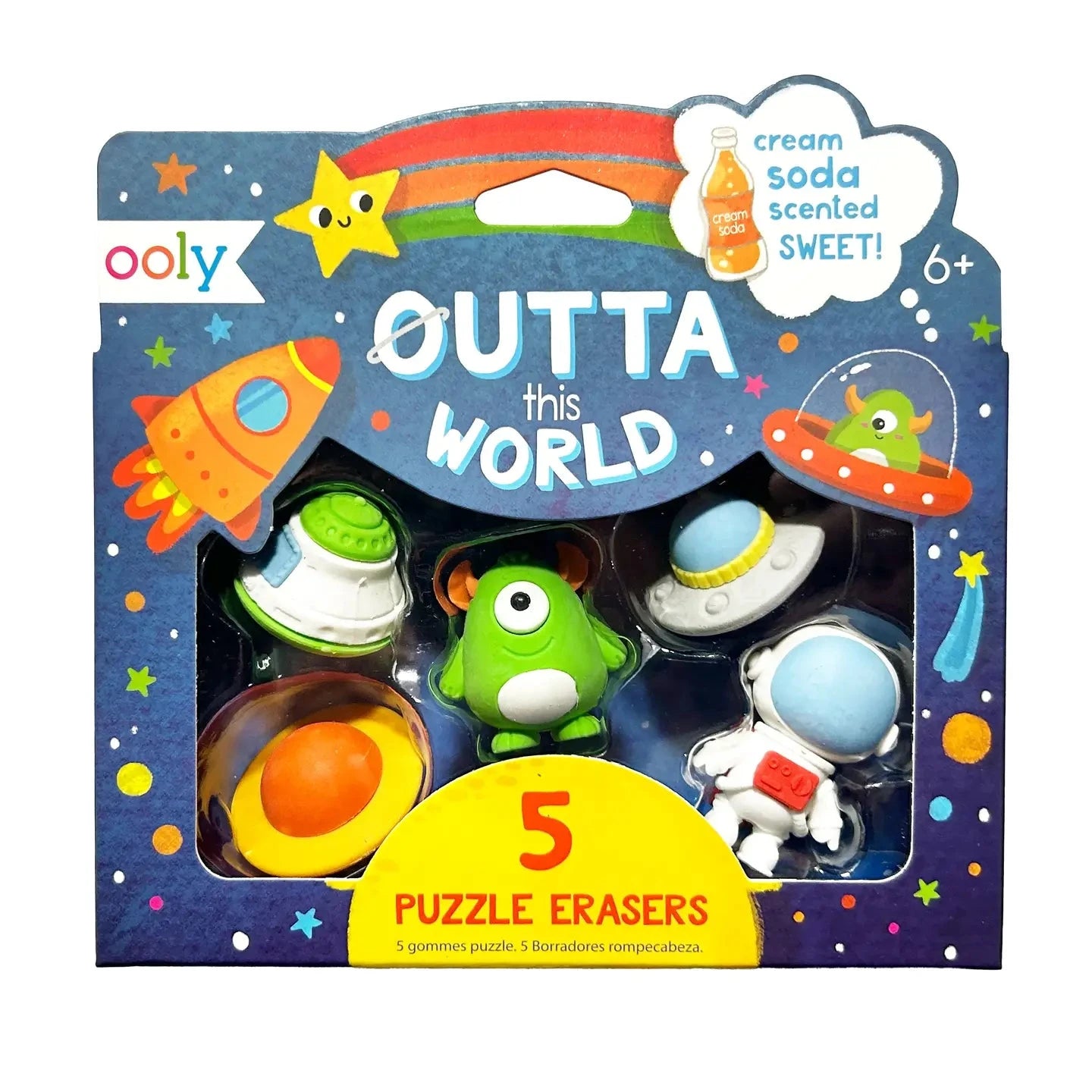 Outta This World Scented Erasers - Set of 5 – The Horseshoe Crab