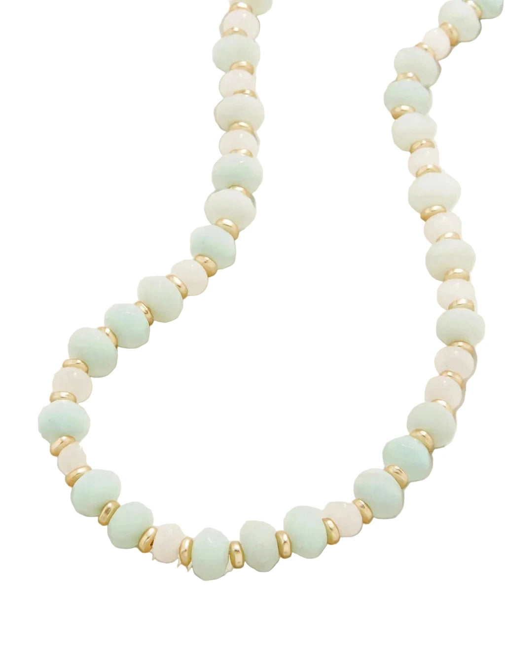 Sawyer Stone Necklace - Sea Foam/White – The Horseshoe Crab