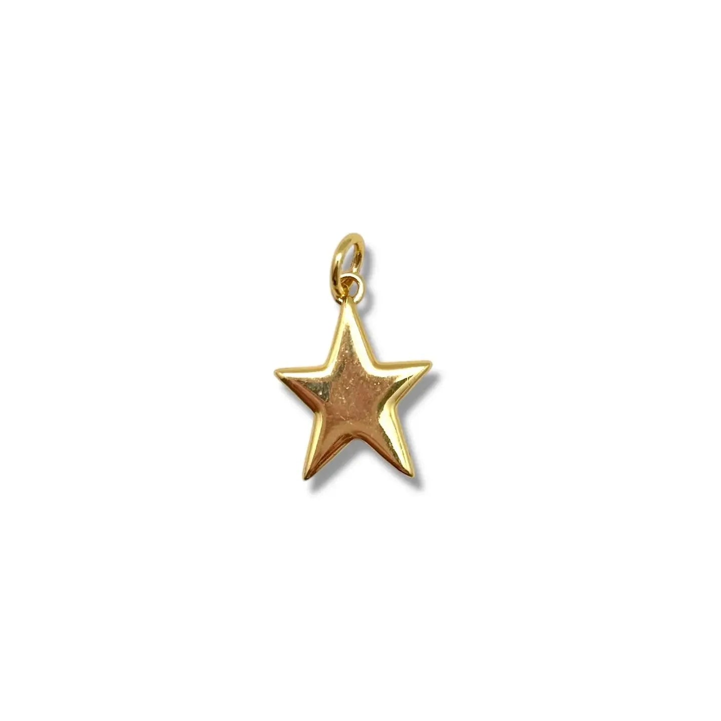 Tiny 5 Point Gold Star Charm – The Horseshoe Crab