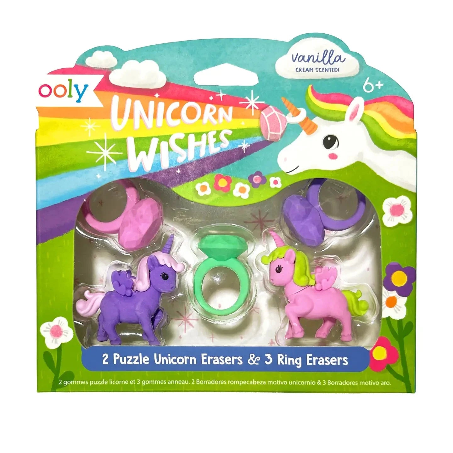 Unicorn Wishes Scented Erasers - Set of 5 – The Horseshoe Crab